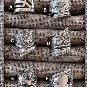 Spoon Rings, Various Patterns and Sizes - Etsy