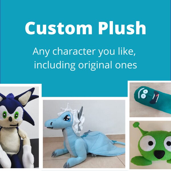 Plush Commission - Etsy
