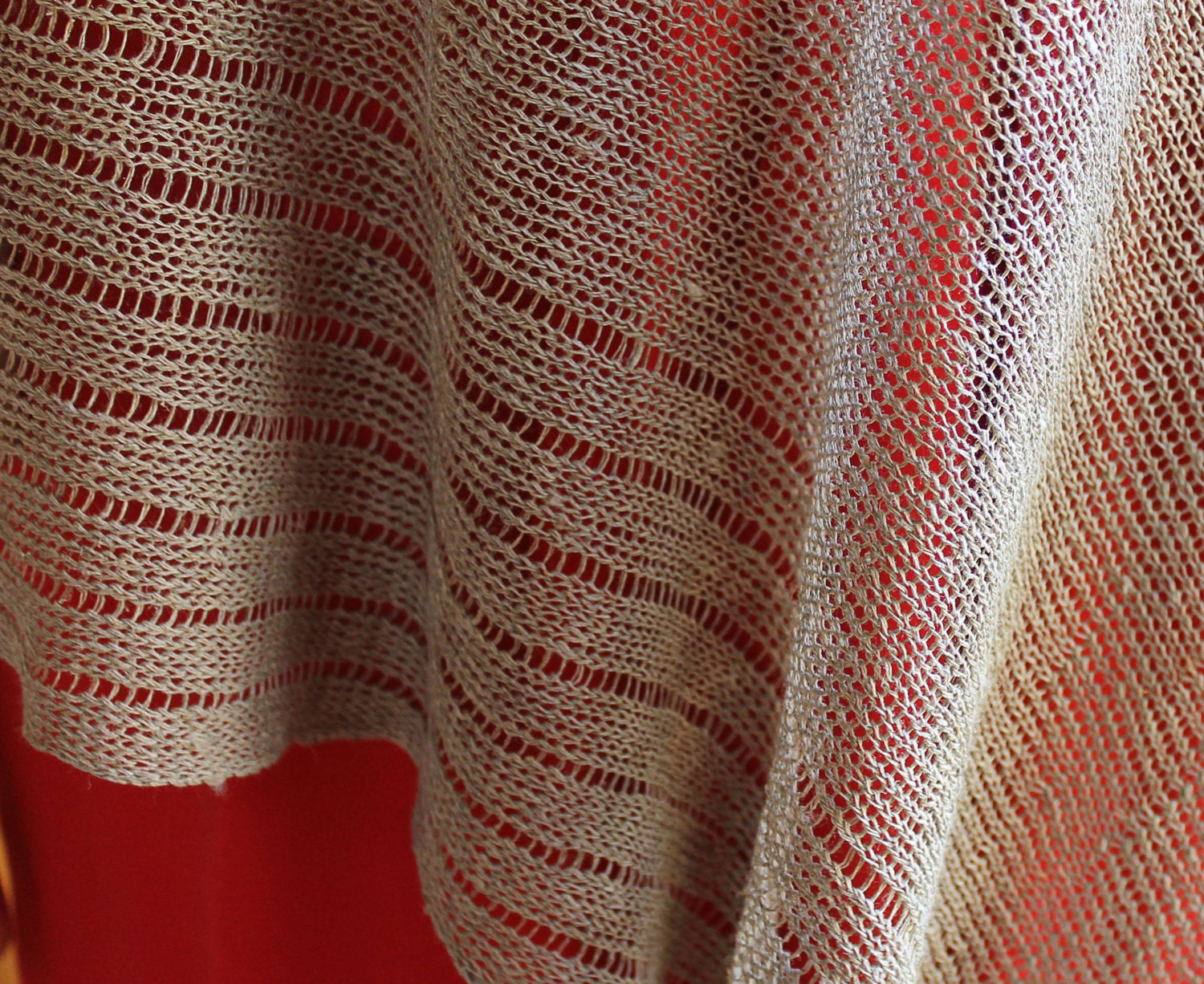 Natural Color Pure Linen Linen Shawl Cape Clothing Pancho Cape Wrap ...