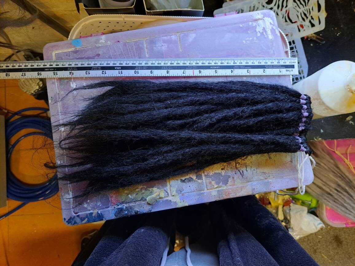 Mask ADD-ON Short Dreads - Etsy