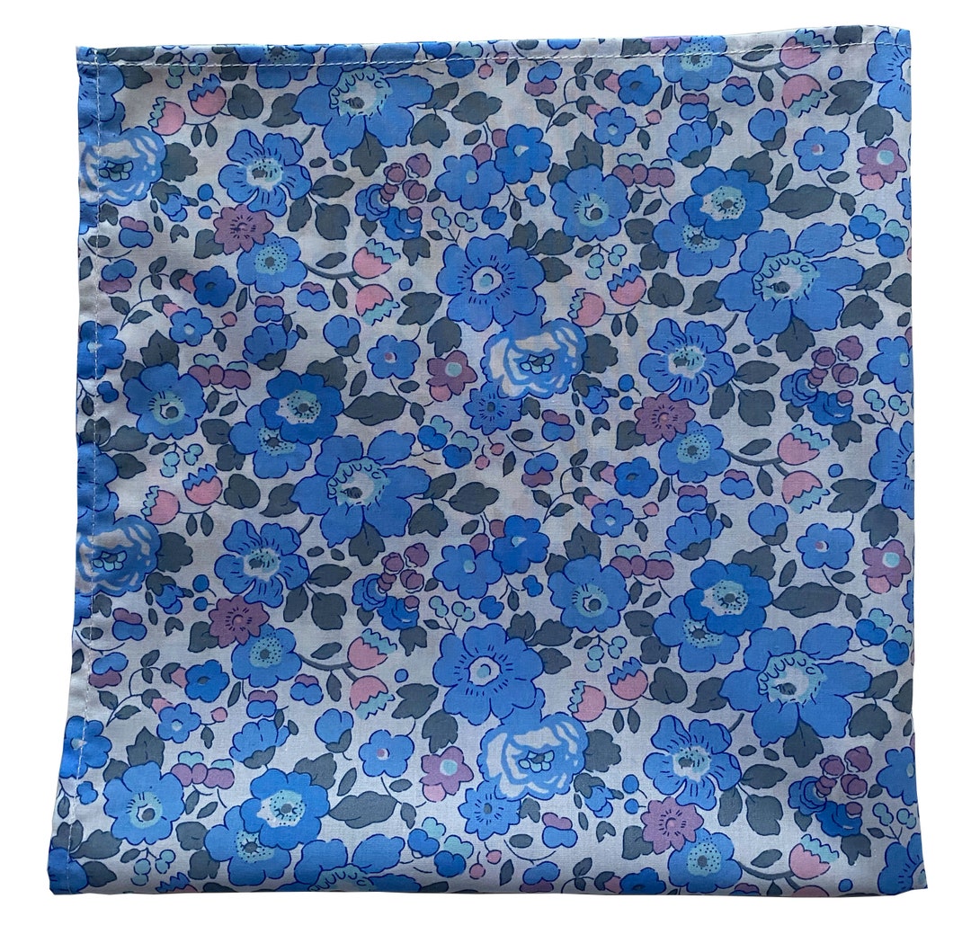 Extra Large Pocket Handkerchief Hand Made in Liberty Tana Lawn BETSY ...
