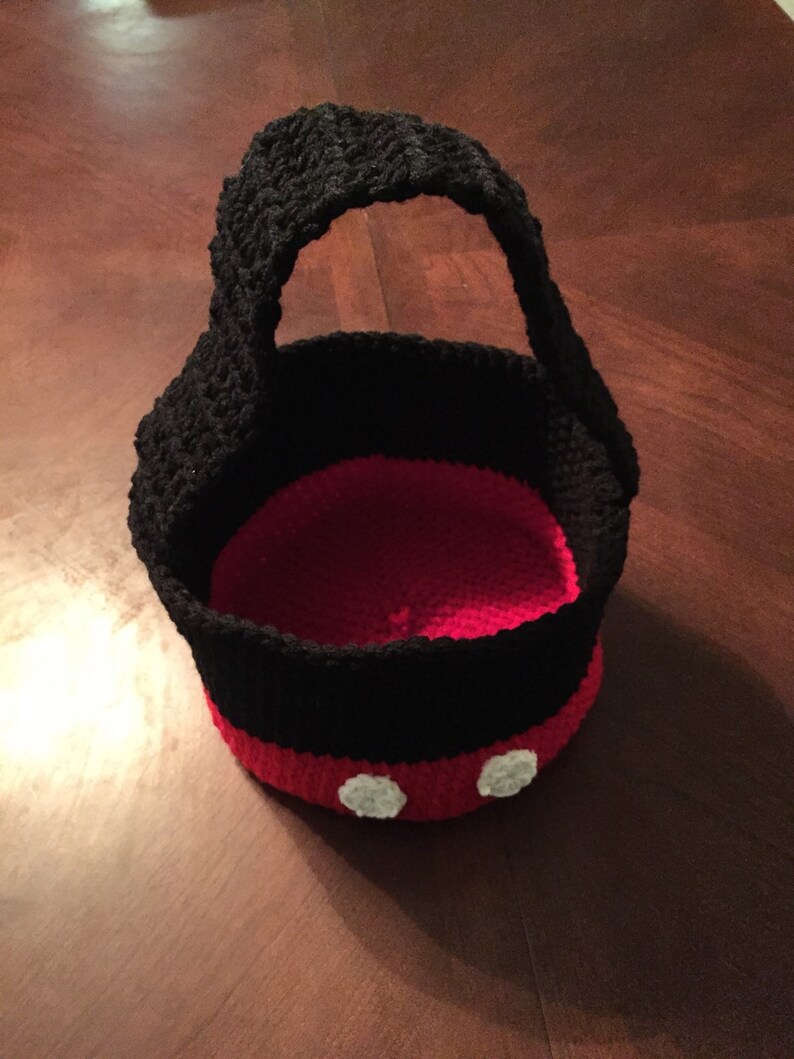 Mickey Mouse Basket | Etsy