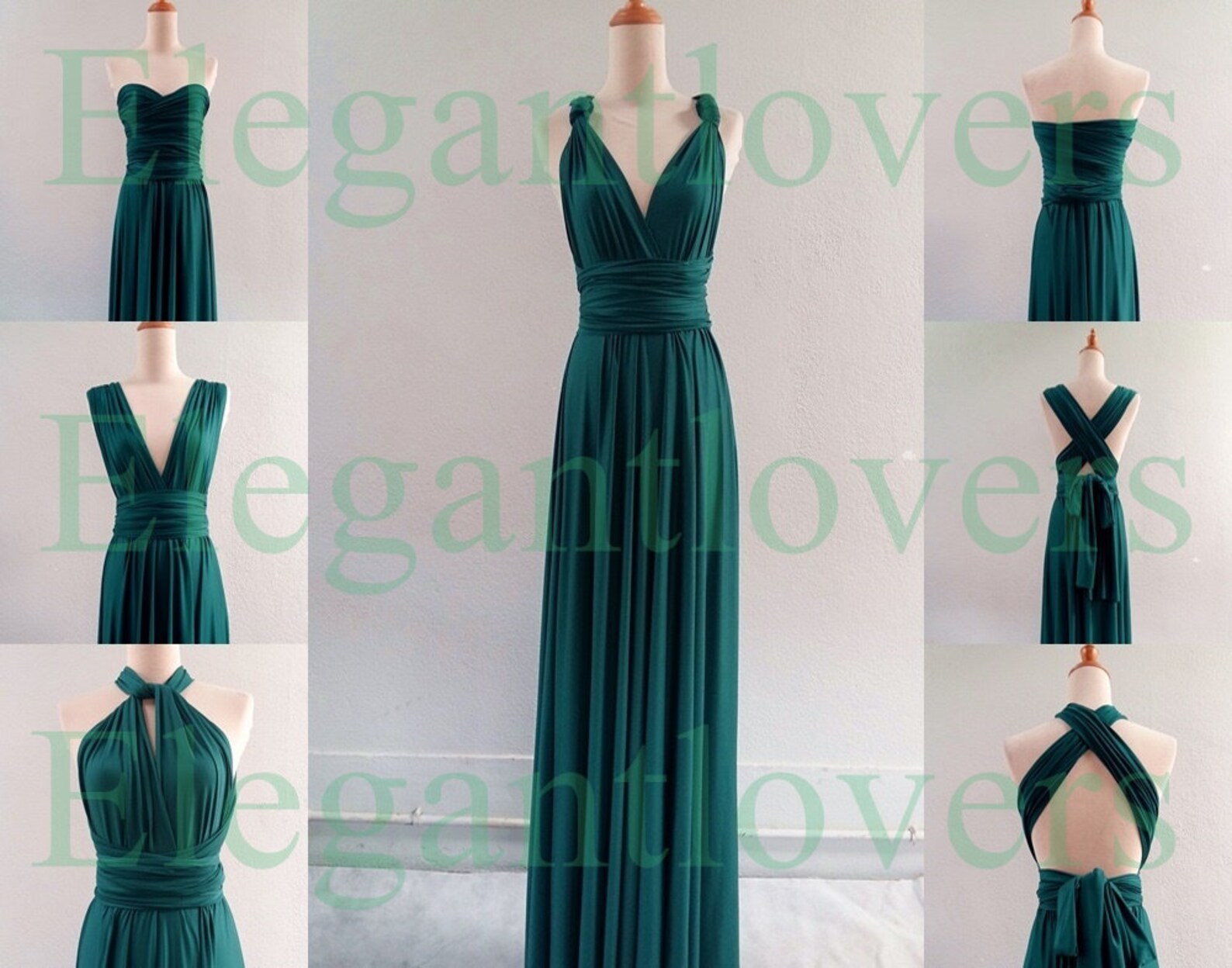 Royal Blue Wedding Bridesmaid Infinity Wrap Convertible - Etsy