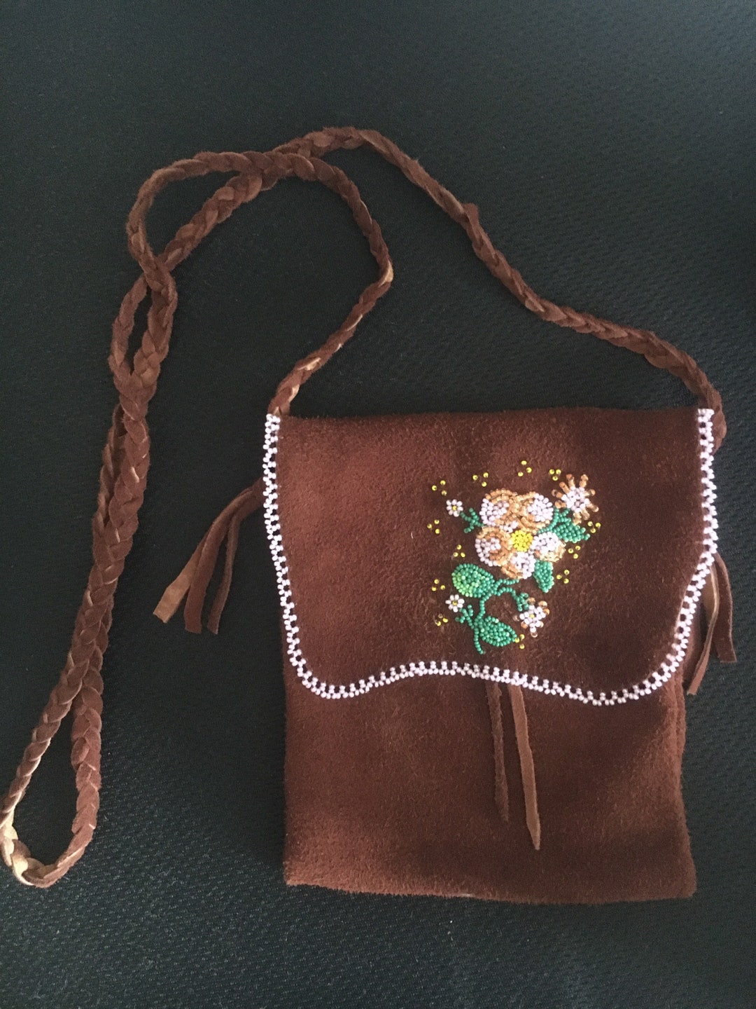 Native American Beaded Hand Crafted Possibles Bag, Purse, Bag ...