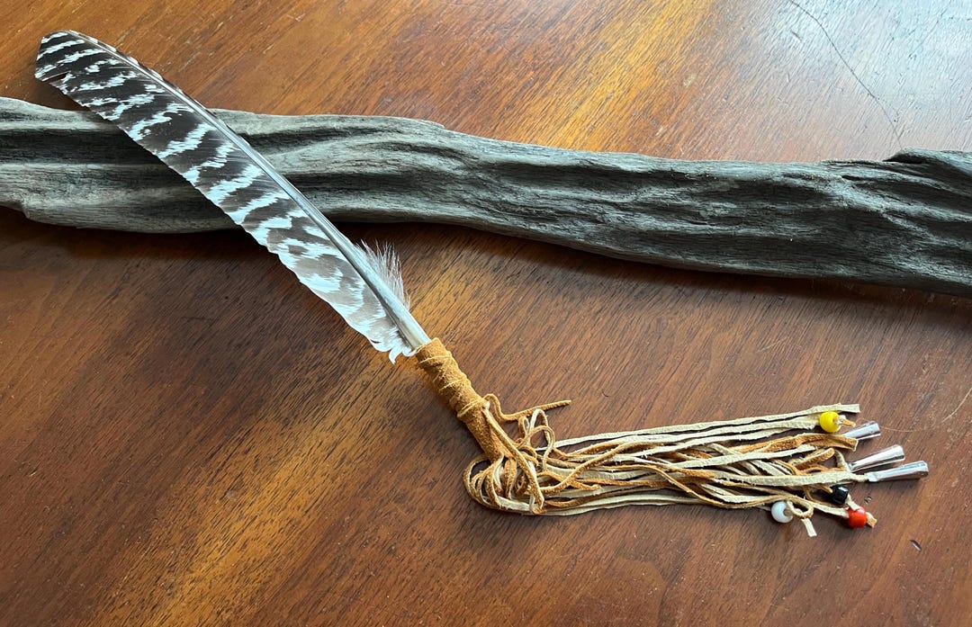 Native American Smudge / Smudging / Prayer Feather (turkey Left Wing ...