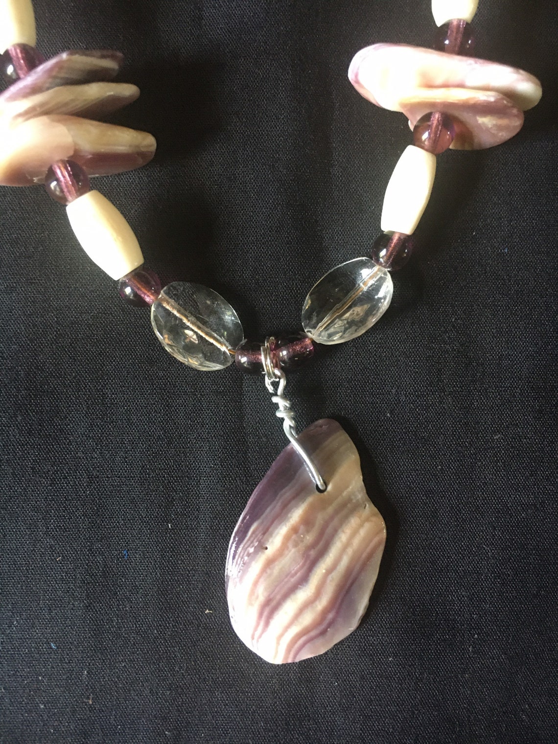 Handcrafted Native American-made Wampum Necklace - Etsy