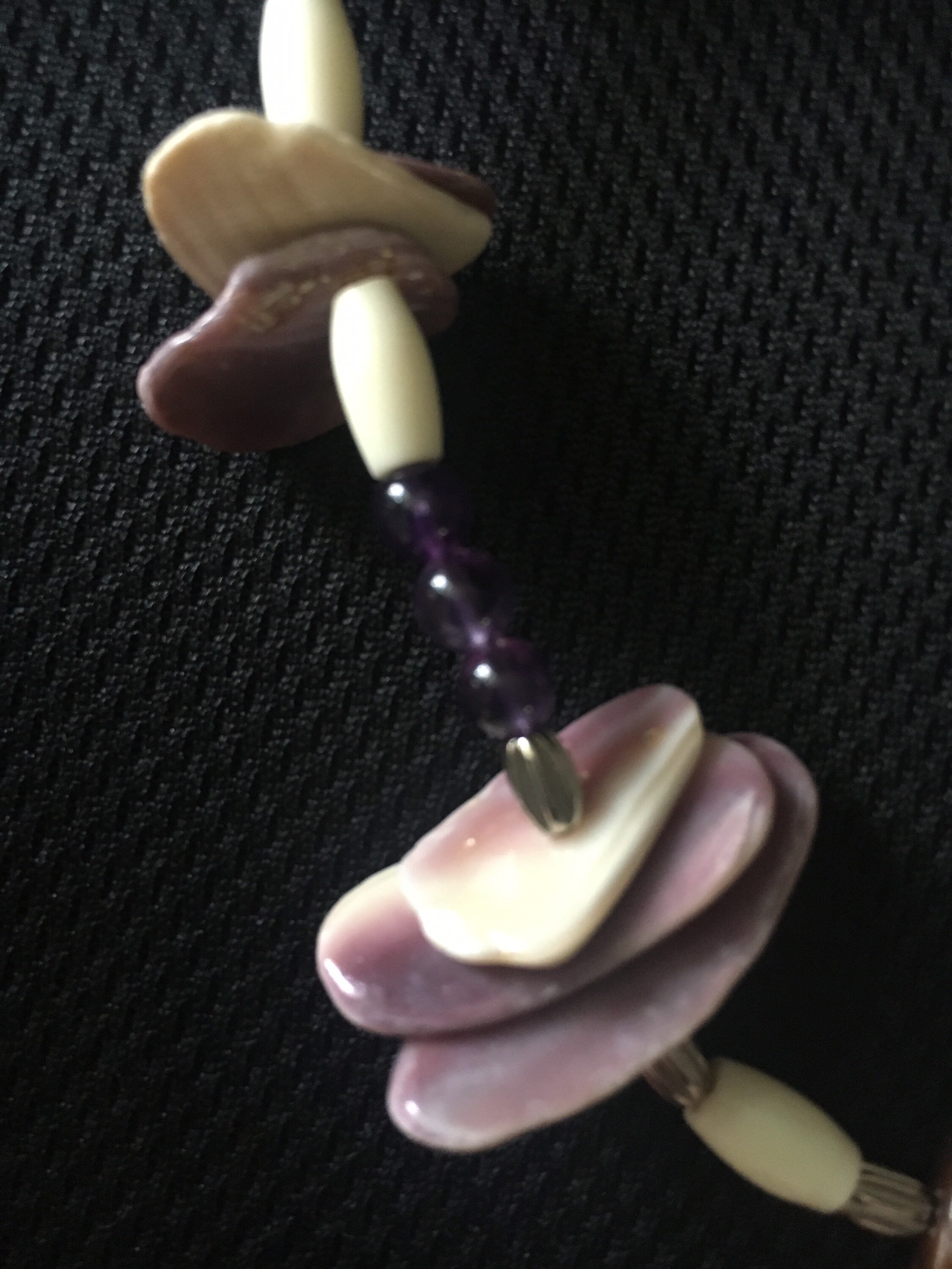 Handcrafted Native American Made Wampum Necklace with Buffalo | Etsy