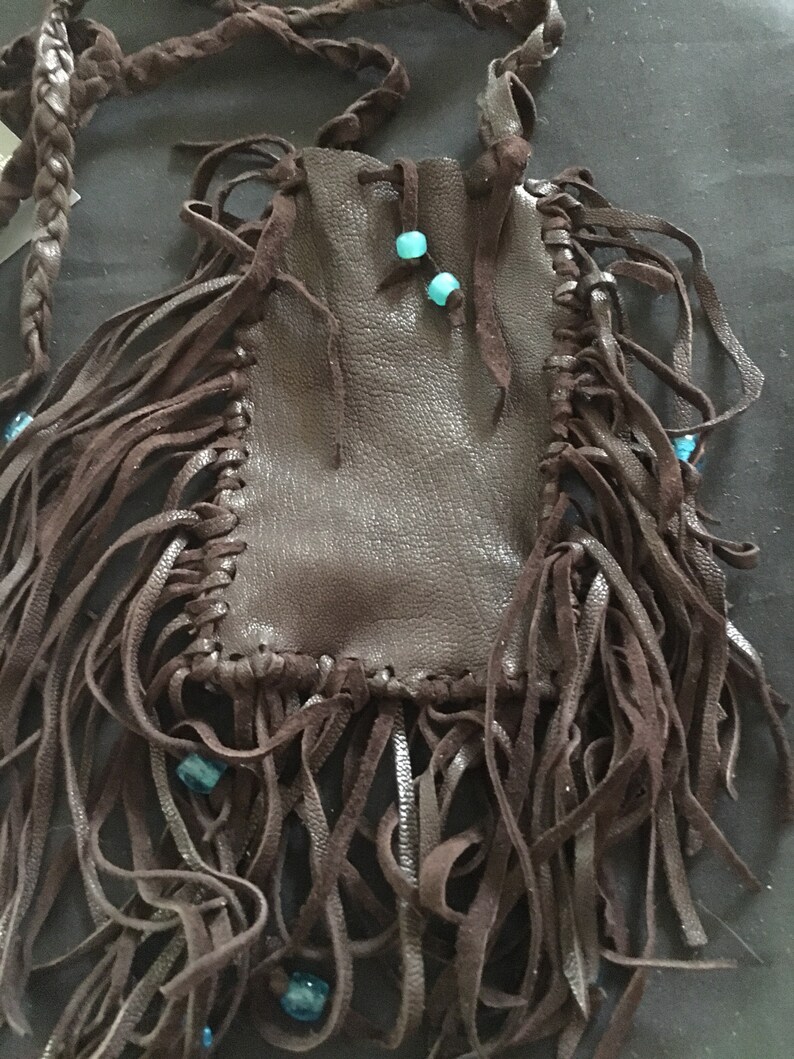 Native American Handmade Fringed Cross-body Purse / Bag / | Etsy