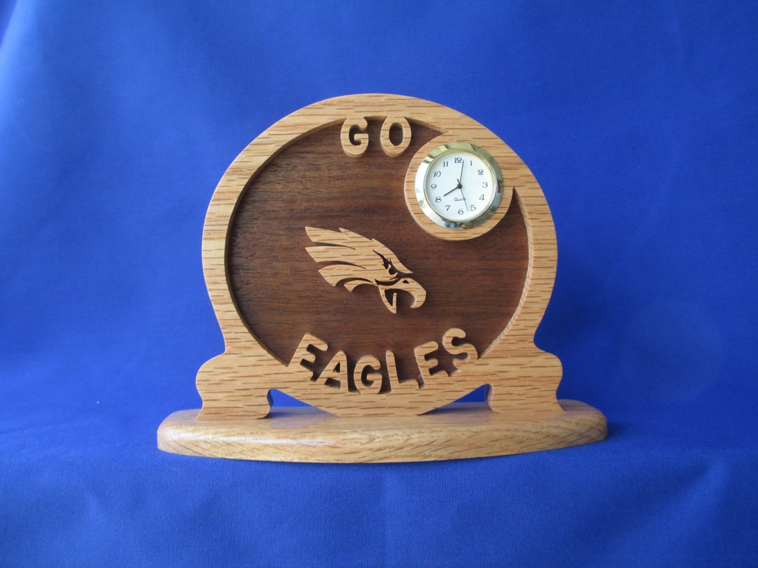 Philadelphia Eagles Desk Clock - Etsy