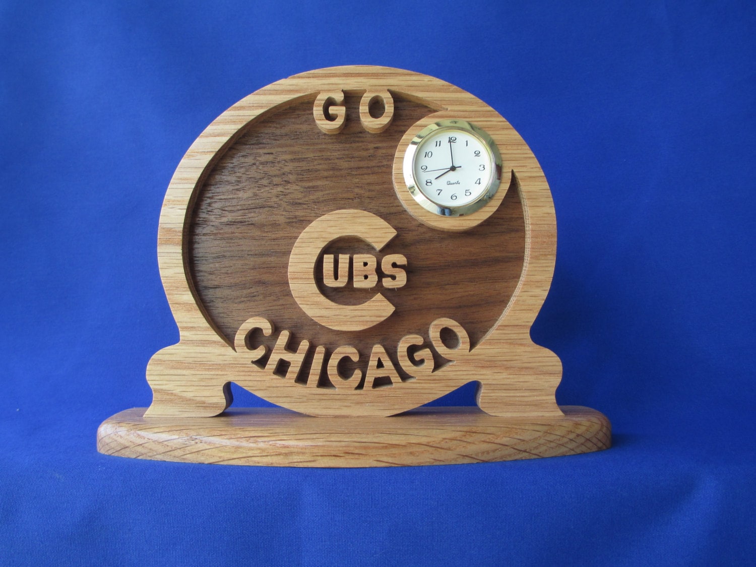Chicago Cubs Desk Clock - Etsy