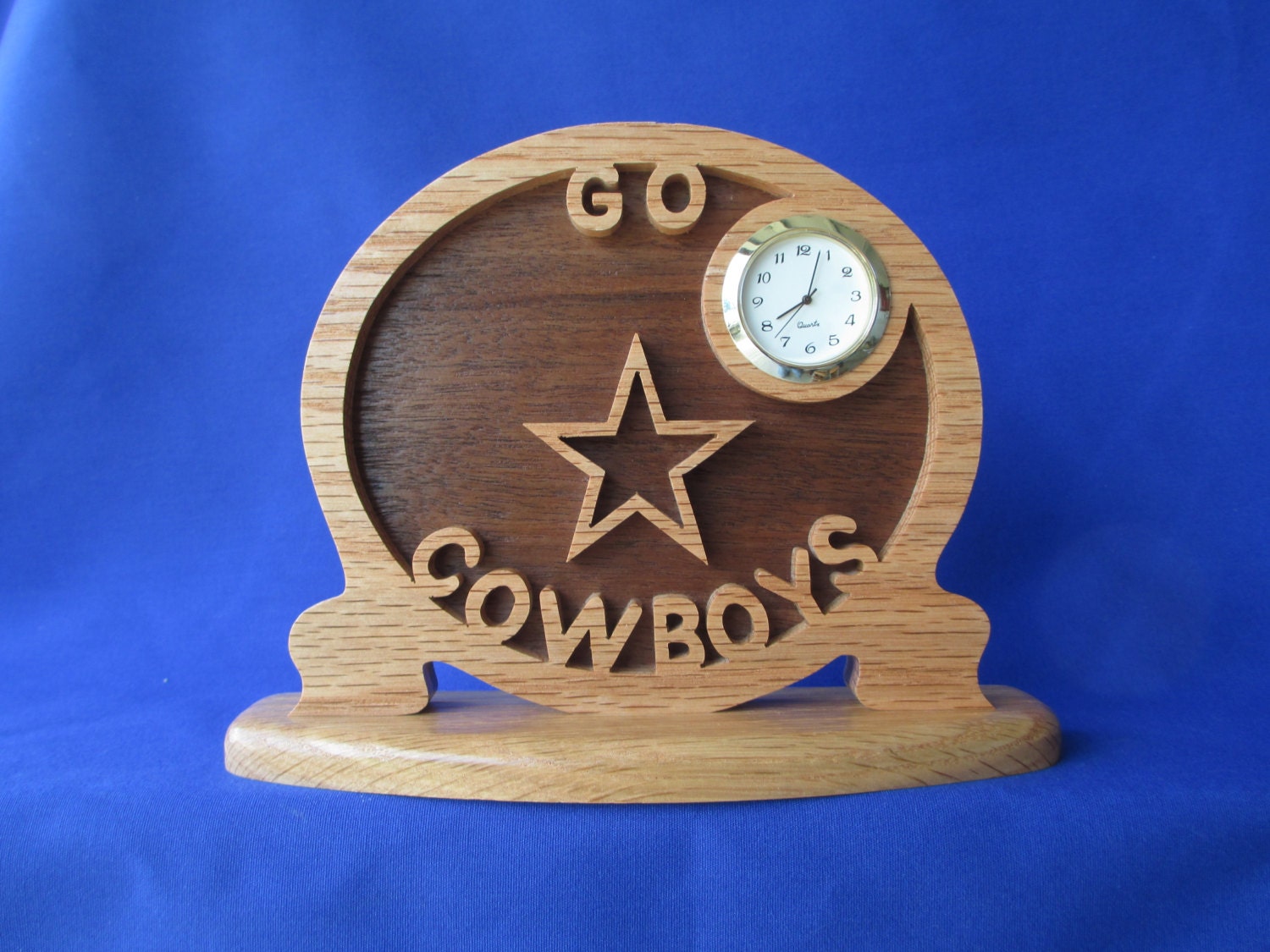 Dallas Cowboys Desk Clock - Etsy