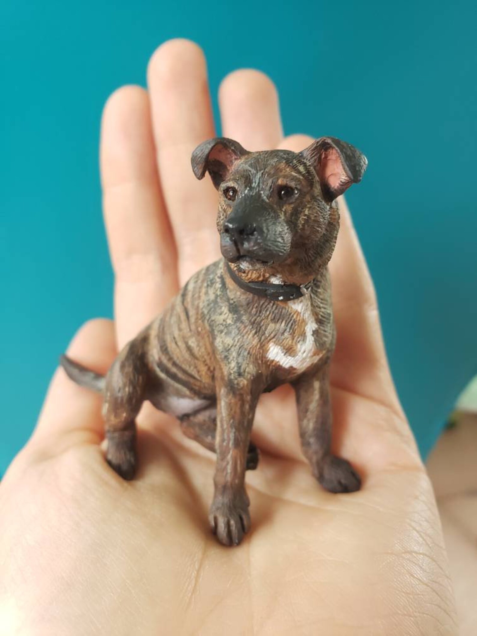 Custom Handmade Pet Portrait Sculptures Personalized Dog, Cat, Polymer ...