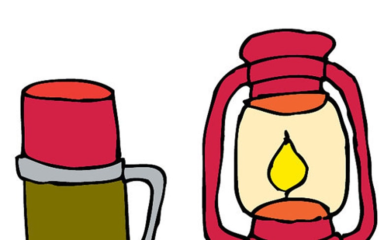 Camping Clipart Adventure Clip Art Doodles de imágenes prediseñadas ...