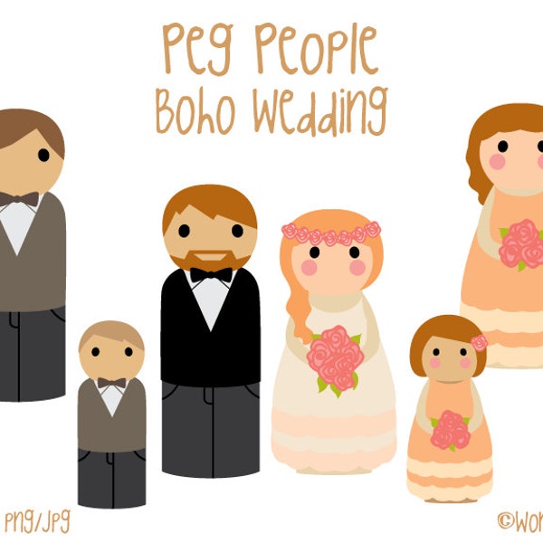 Peg People - Etsy UK