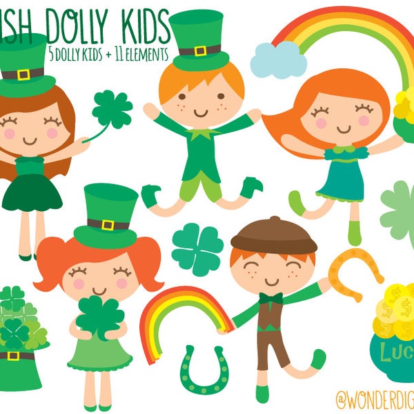 Leprechaun Clip Art - Etsy