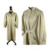 80s Vintage Beige Raincoat With Navy Piping, 1980s RAIN SHEDDER Mid ...