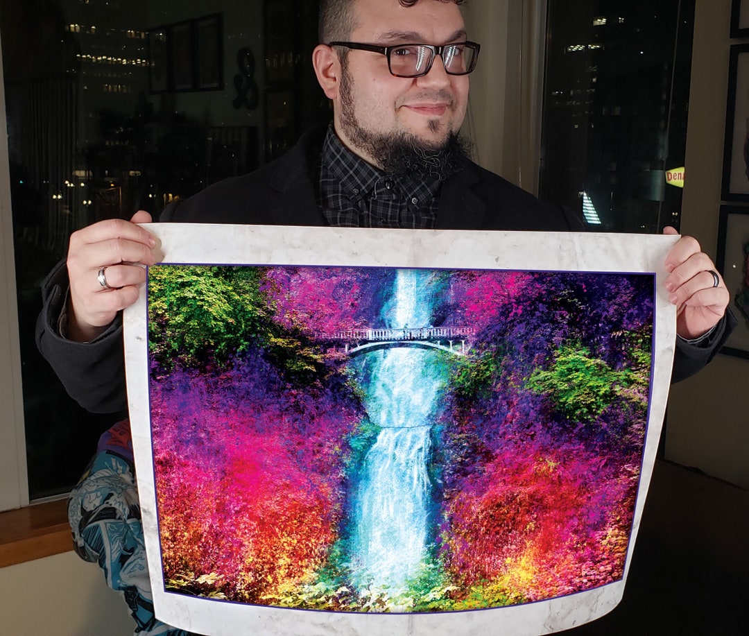 Multnomah Falls Giclée Print - Etsy