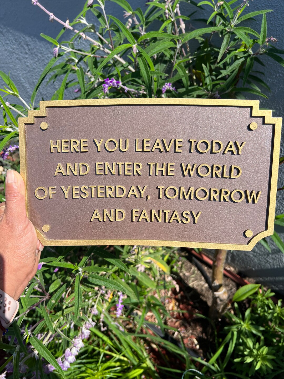 Here You Leave Today and Enter the World Park Entrance Sign - Etsy