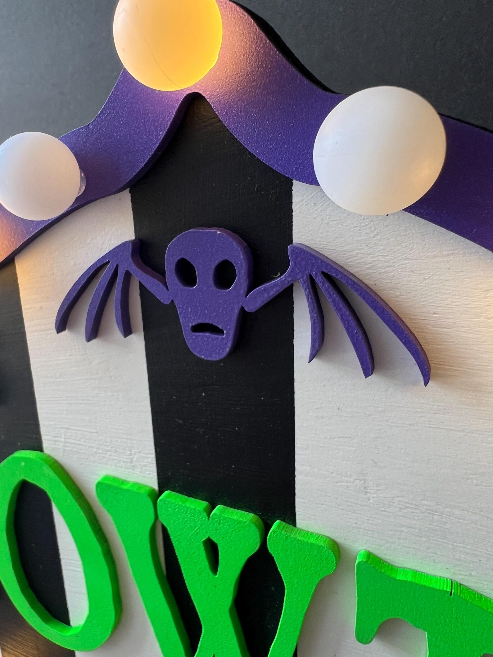 Beetle Marquee Halloween Door Hanger: 'it's Showtime' Decor - Etsy