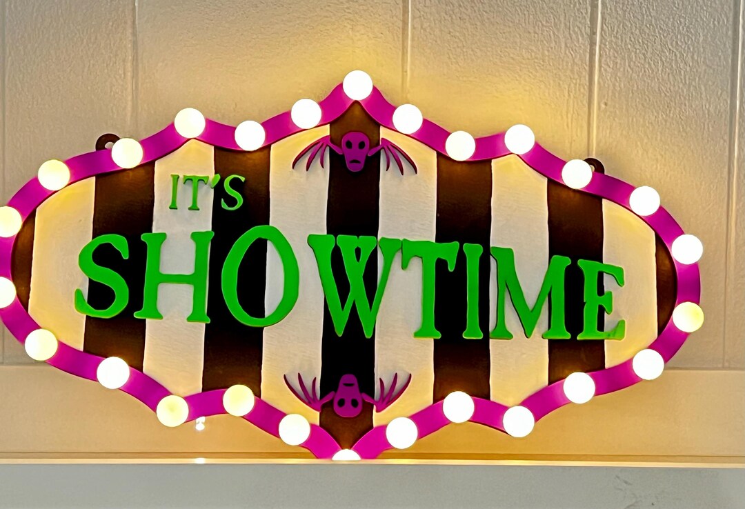 Beetle Marquee Door Hanger, Halloween Decor, It’s Showtime Decorations ...