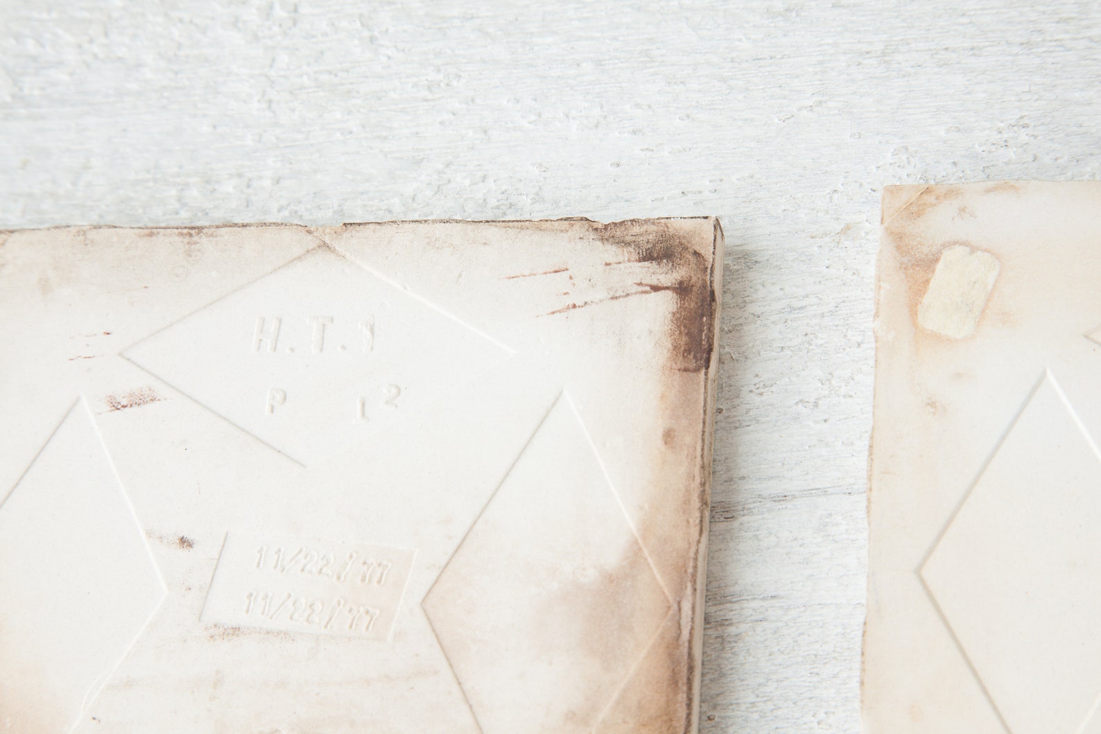 One Ceramic House Number Tile Vintage Floral House Numbers - Etsy