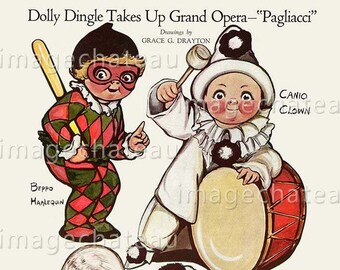 Pagliacci Paper Doll - Etsy