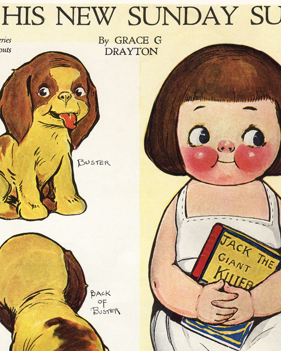 DOLLY DINGLE Bobbie Blake Paper Doll DIGITAL Download New Sunday Suit ...