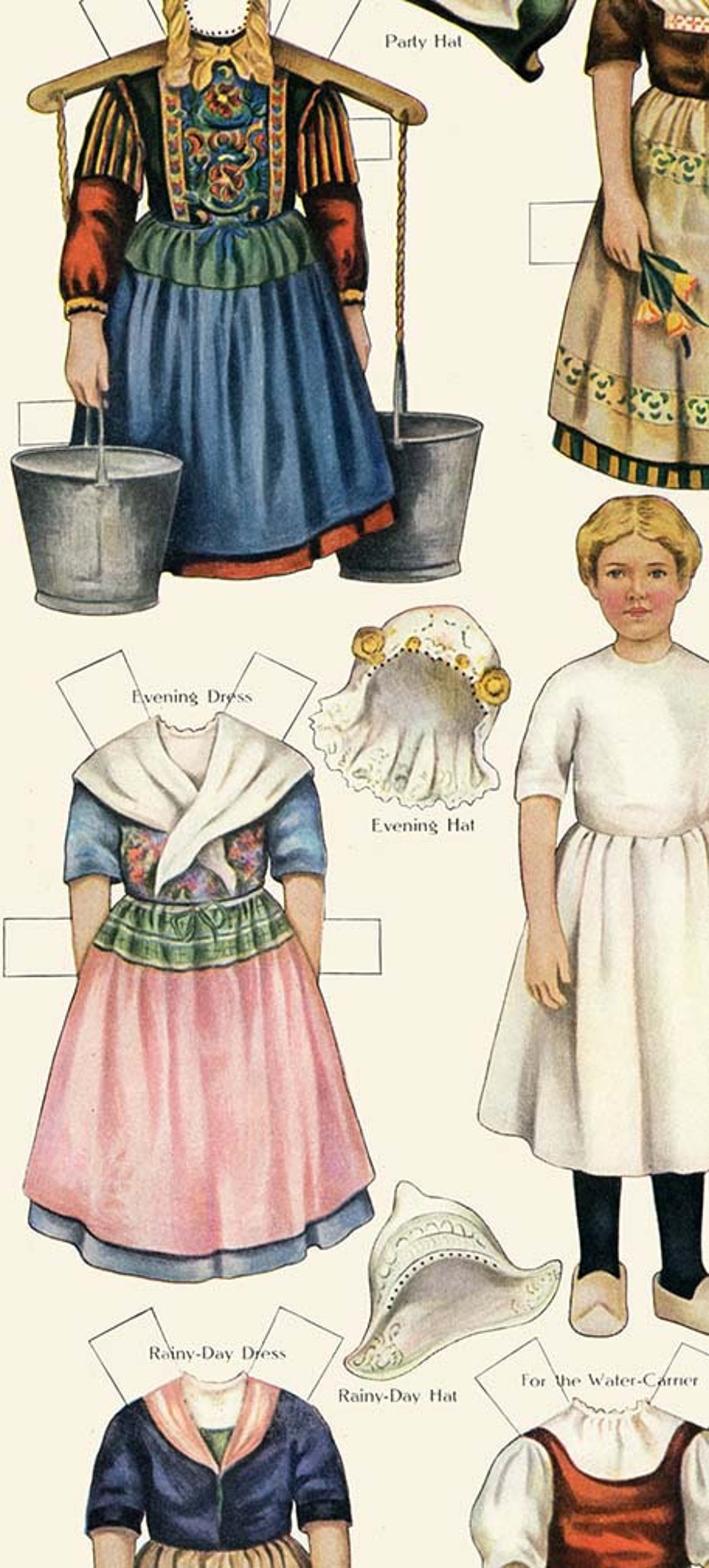 Lettie Lane Paper Dolls DIGITAL DOWNLOAD Netherlands Children Holland ...