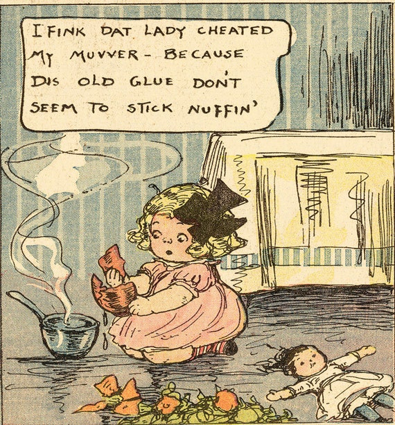 Grace Drayton DIMPLES Comic Strip Page DIGITAL DOWNLOAD Little - Etsy