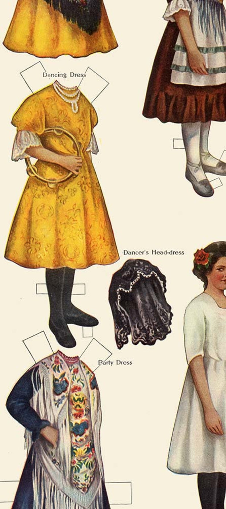 Spain LETTIE LANE Paper Dolls DIGITAL Download Spanish Children Boy ...