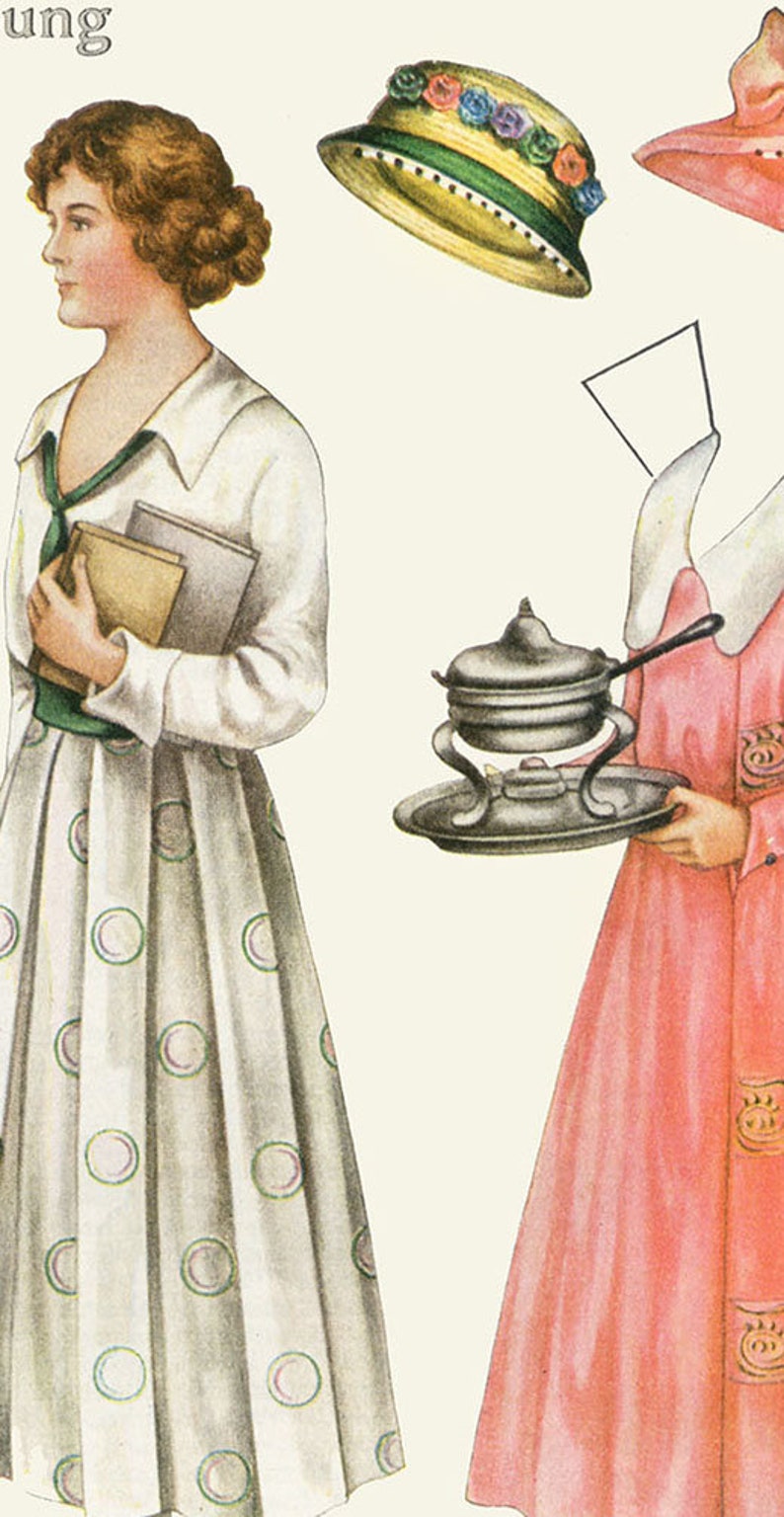 BETTY BONNET College Cousins Paper Dolls DIGITAL Download Graduation ...