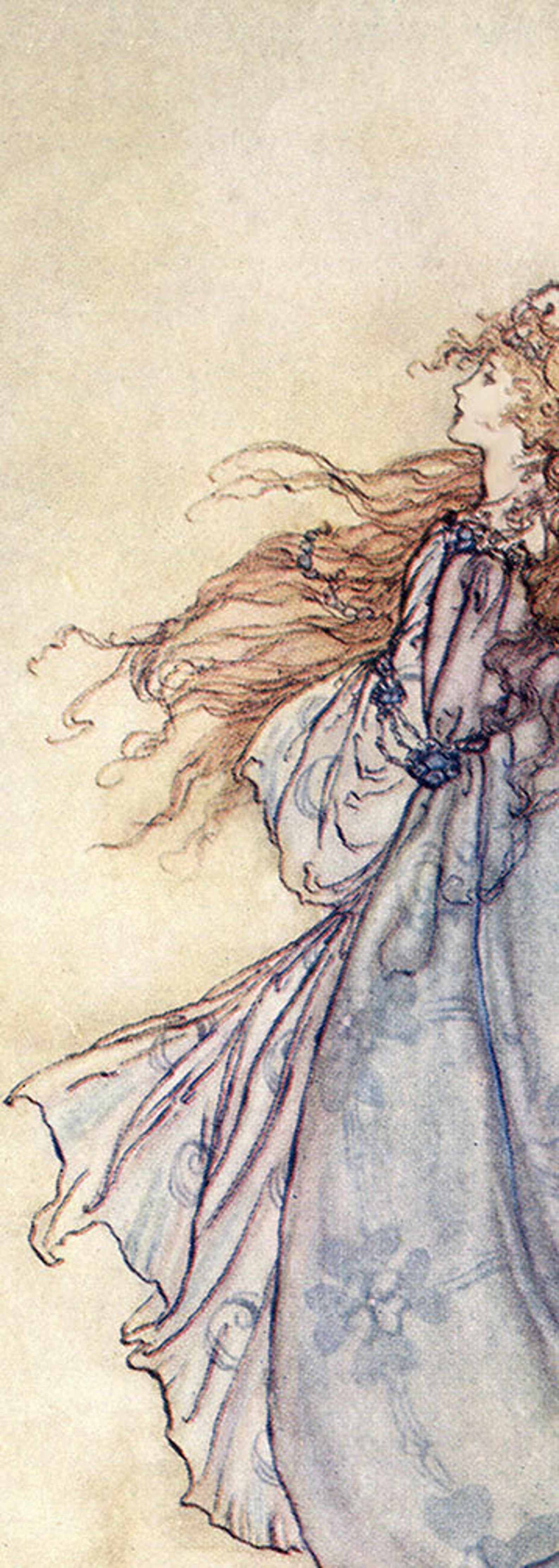 FAIRY QUEEN by Arthur Rackham DIGITAL Download Pretty Fantasy Woman ...
