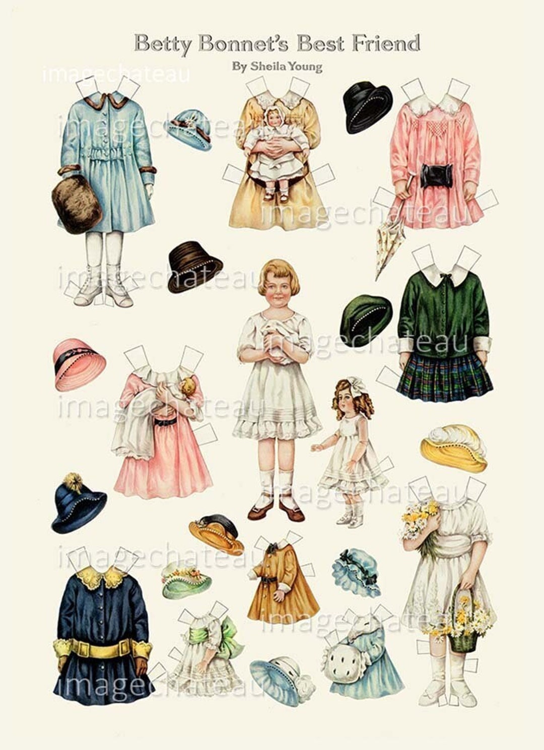 Best Friend BETTY BONNET DIGITAL Download Best Friend Dolls Clothes ...