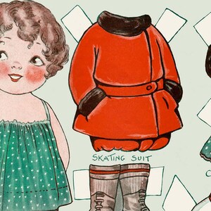 Winter DOLLY DINGLE Paper Doll Digital DOWNLOAD Snow Man Costume Ice ...