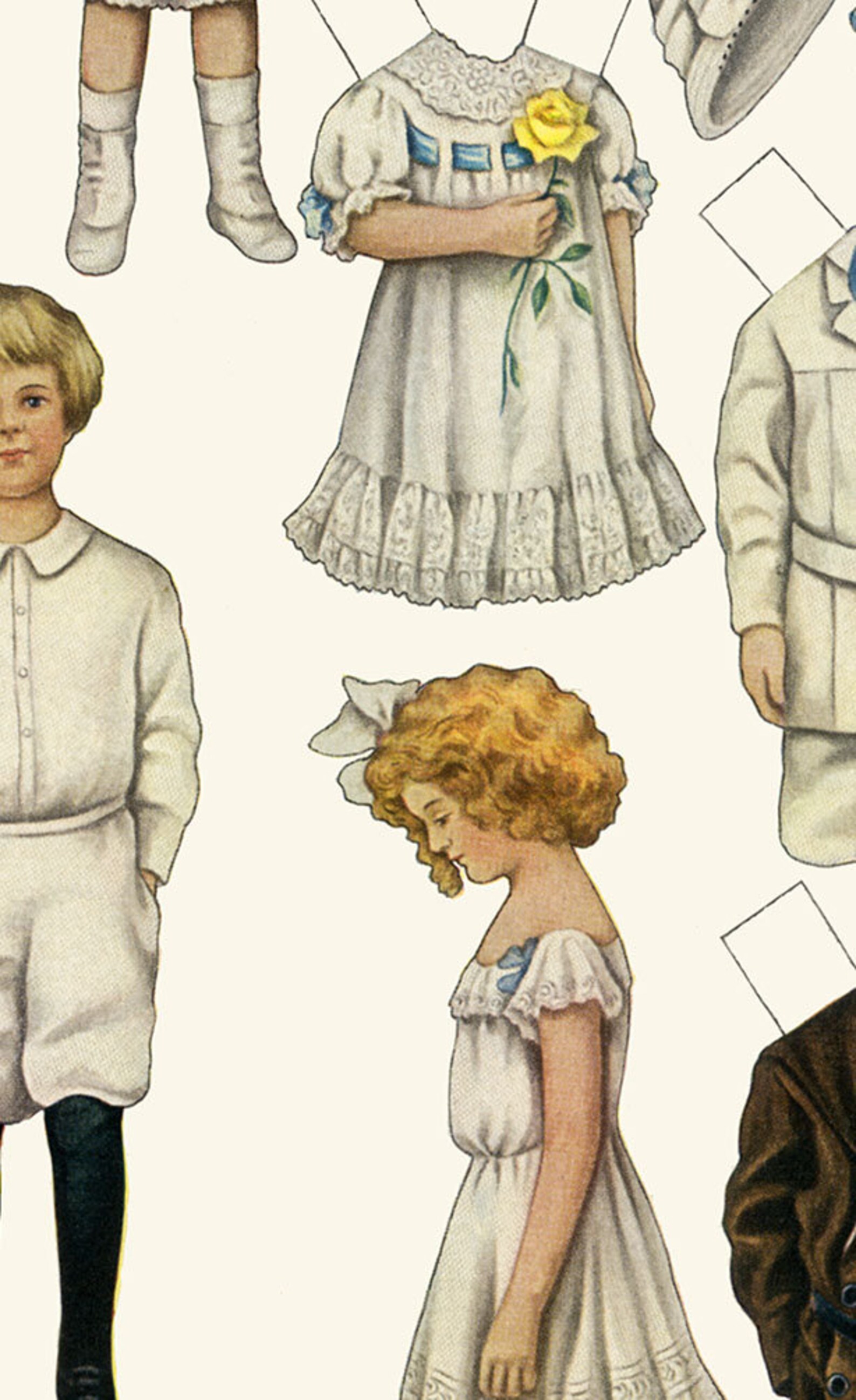 LETTIE LANE Children Paper Dolls DIGITAL Download Little Girls Boys ...