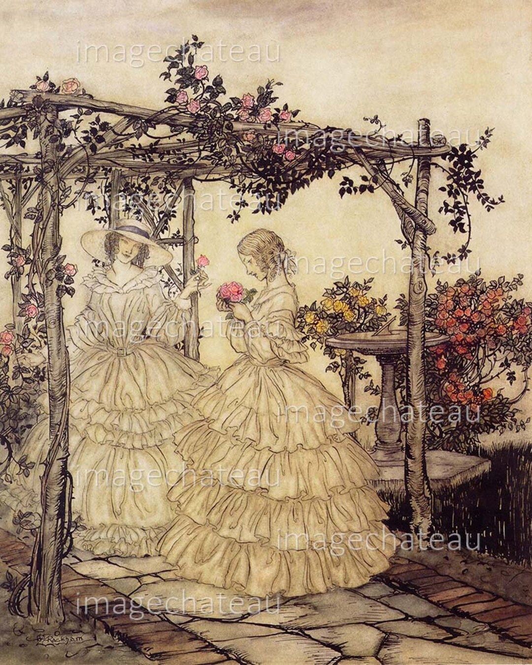 Arthur Rackham Flowers