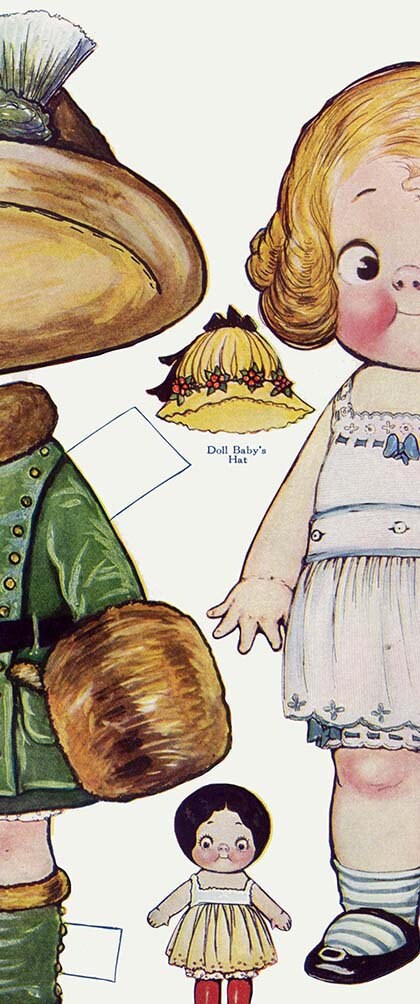 DOLLY DINGLE of Dingle Dell Paper Dolls DIGITAL Download 1916 First of ...