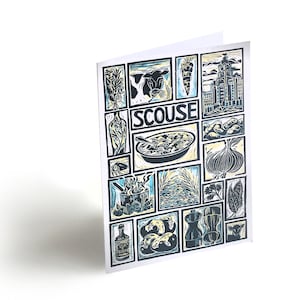 Scouse Illustrated Recipe Greetings Card With Cooking Instructions on ...