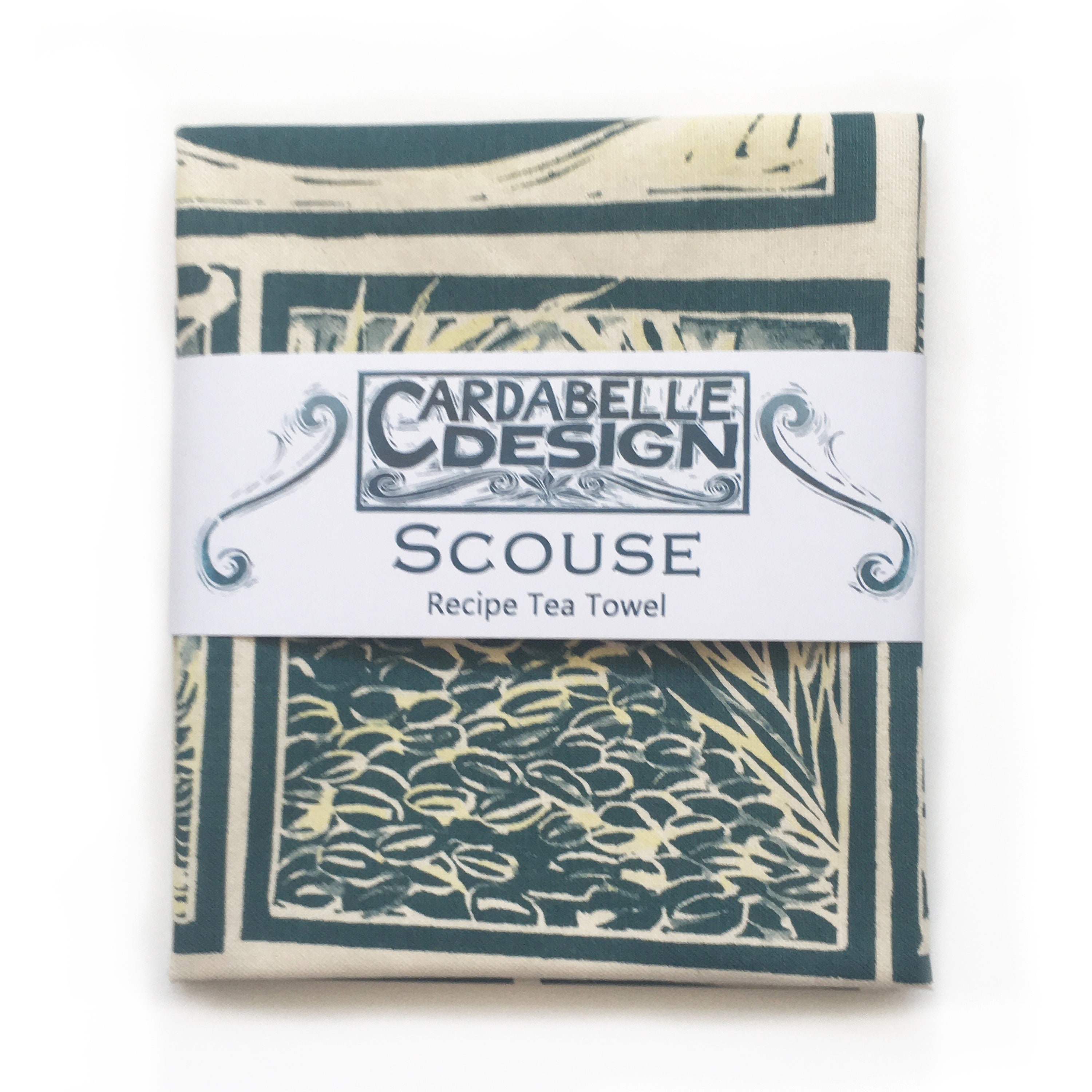 Scouse Illustrated Recipe Tea Towel Comes With Cooking - Etsy