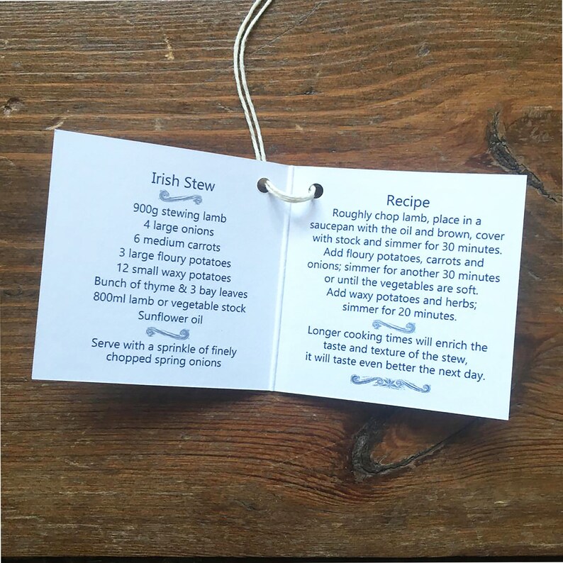Irish Stew Recipe Tea Towel: Original Lino Cut Print, Organic Cotton - Etsy