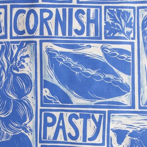 Cornish Pasty Illustrated Recipe Tea Towel, Comes With Cooking ...