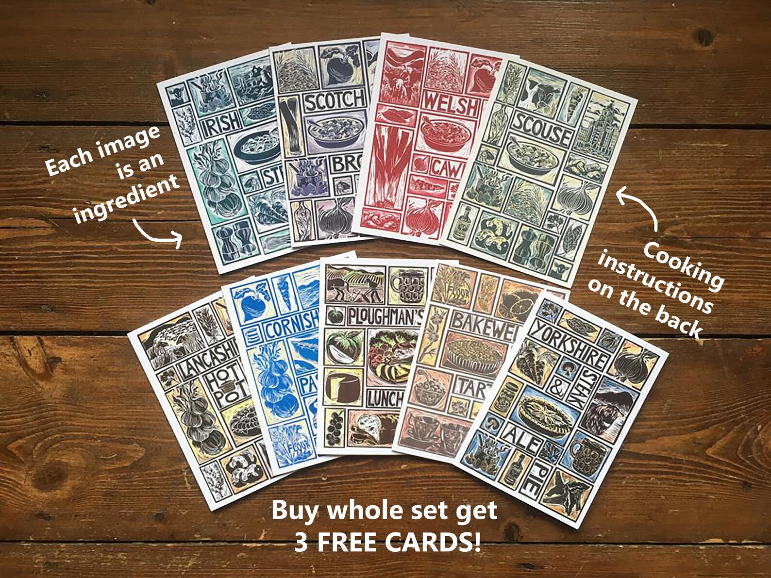 Scouse Illustrated Recipe Greetings Card With Cooking Instructions on ...