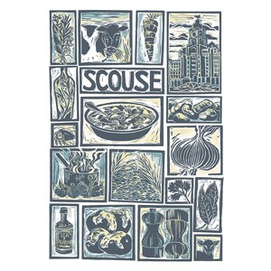 Scouse Illustrated Recipe Greetings Card With Cooking Instructions on ...