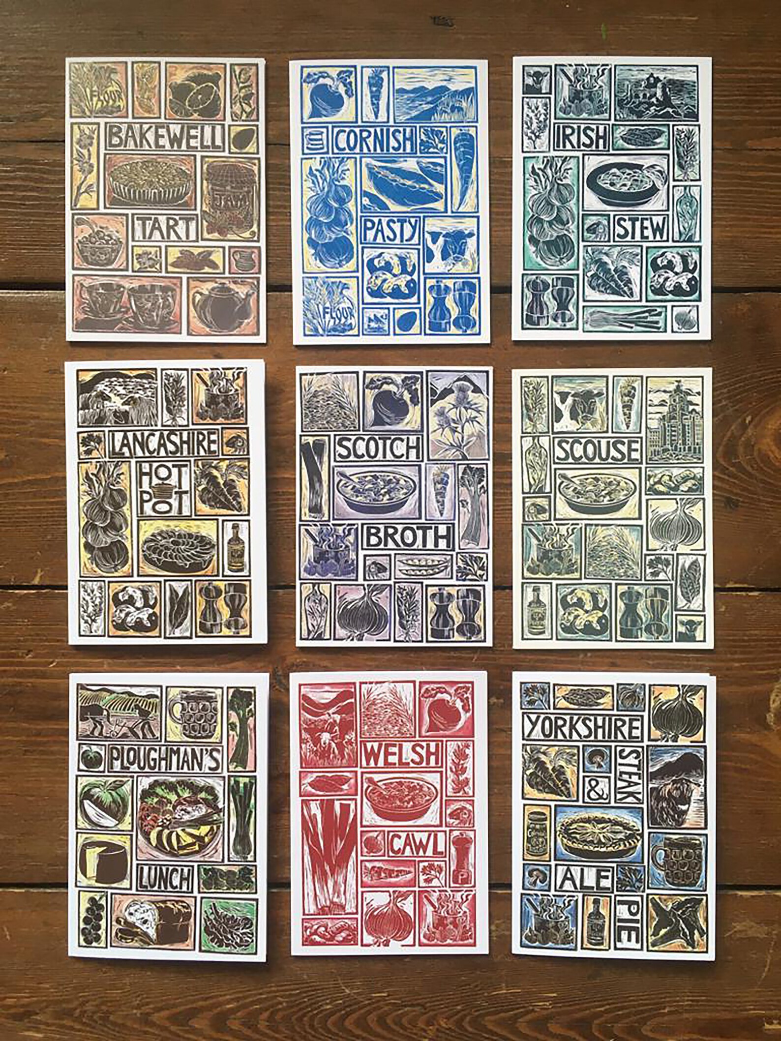 Scouse Illustrated Recipe Greetings Card With Cooking Instructions on ...