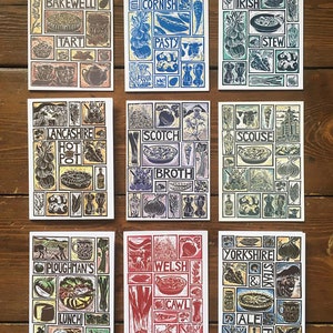 Scouse Illustrated Recipe Greetings Card With Cooking Instructions on ...