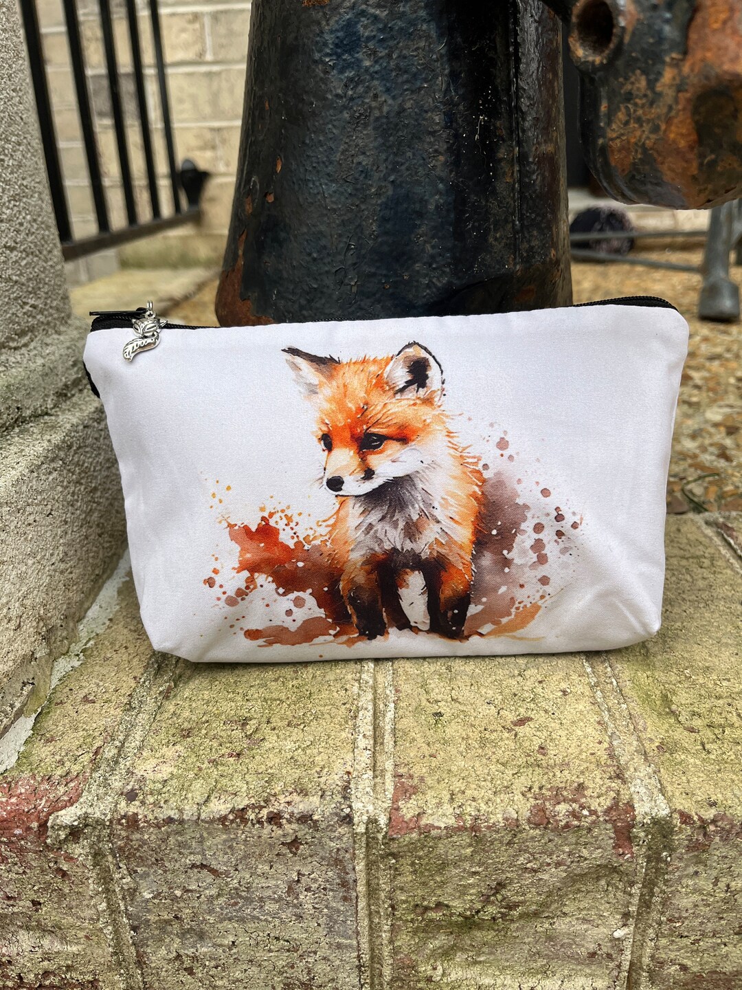 Cosmetic Toiletry Bag Fox Print , Fox Huntintravel Accessory for the ...