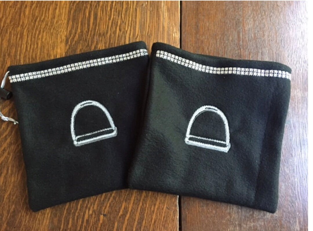 Stirrup Covers Custom Pair of stirrup Iron Covers W Bling Trim Accent ...