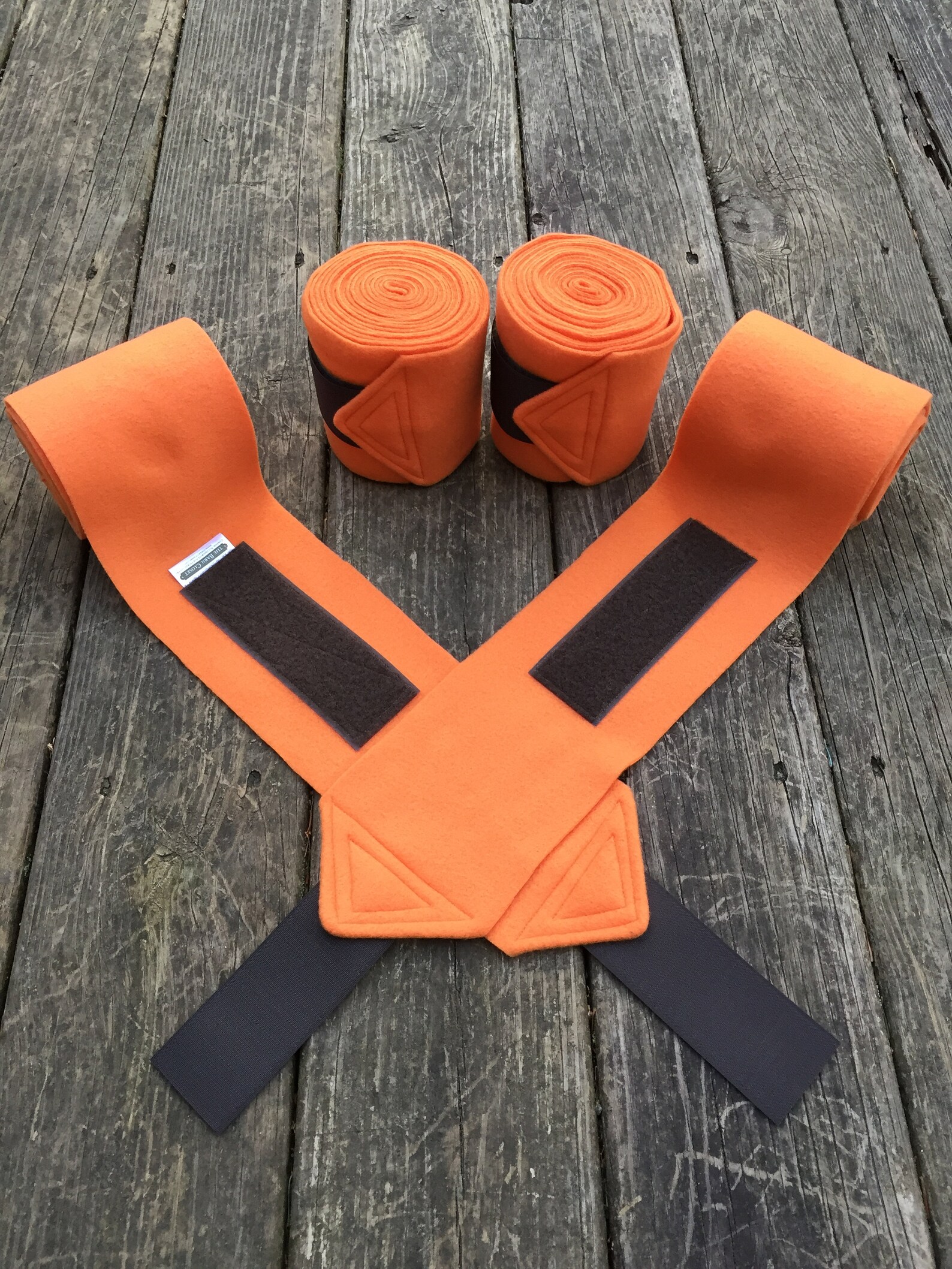 Polo Wraps Tangerine Orange Horse or Pony Polo Wraps - Etsy