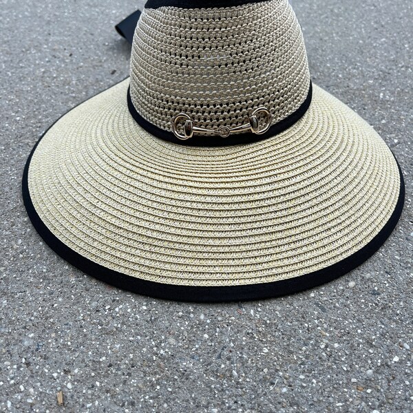 Equestrian Straw Hat - Etsy