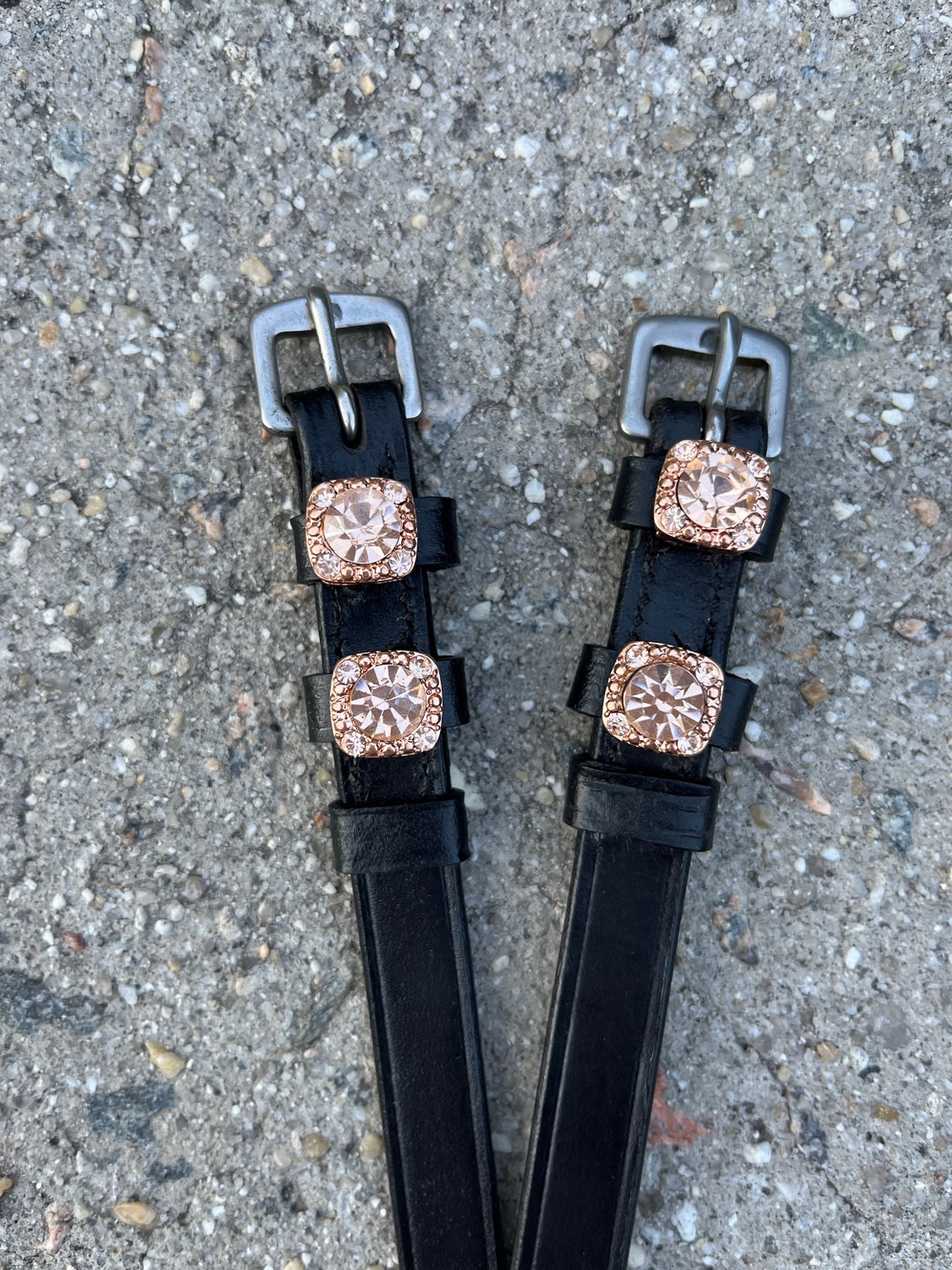 Spur Straps Pinkish Brown Center Stone With Pinkish Brown Accents Set ...